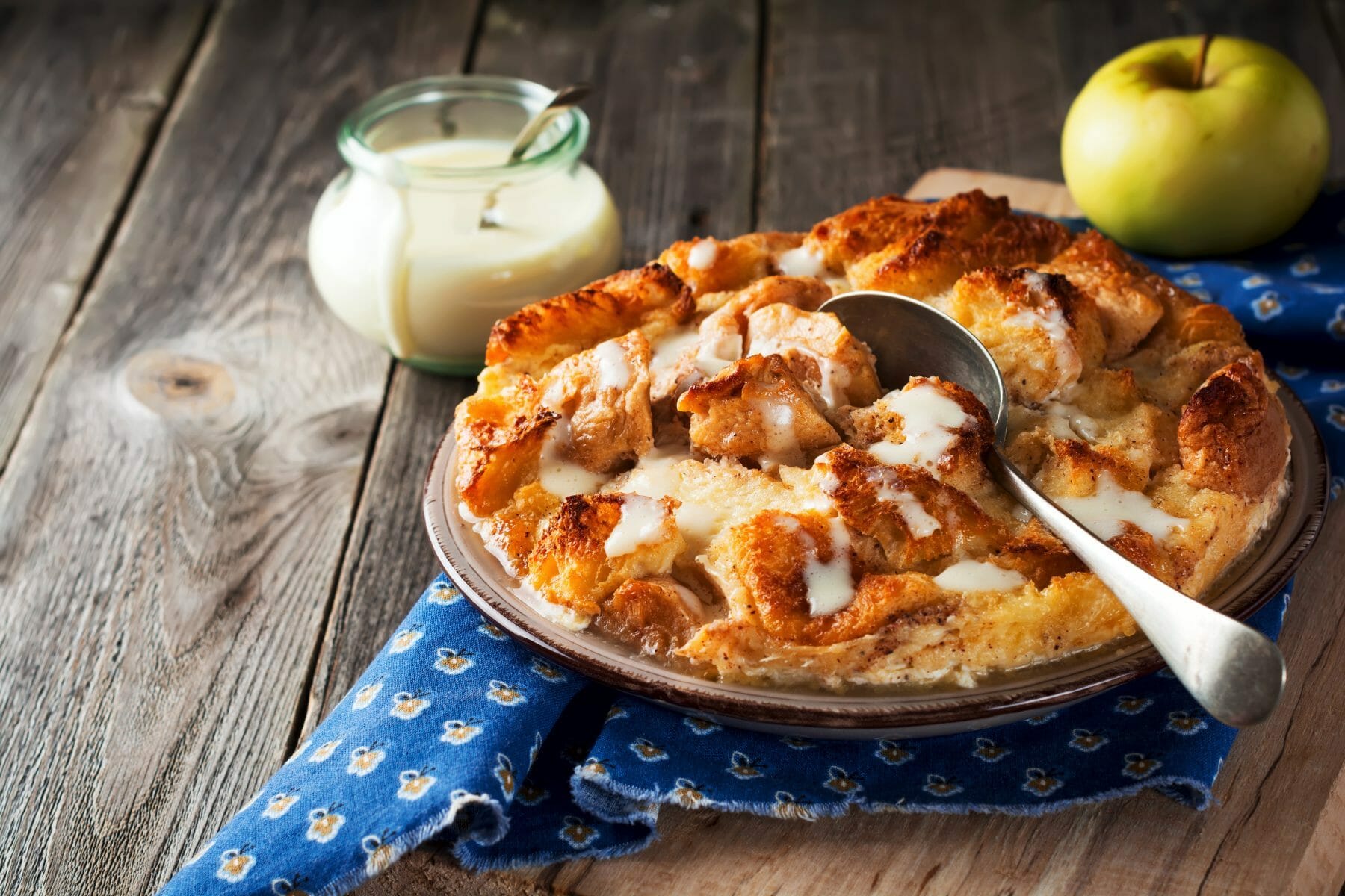 Croissant Bread Pudding - Tanya's Kitchen